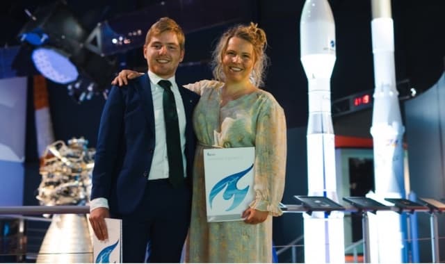 April 25th Space Engineering Students from TU Delft receive their ...